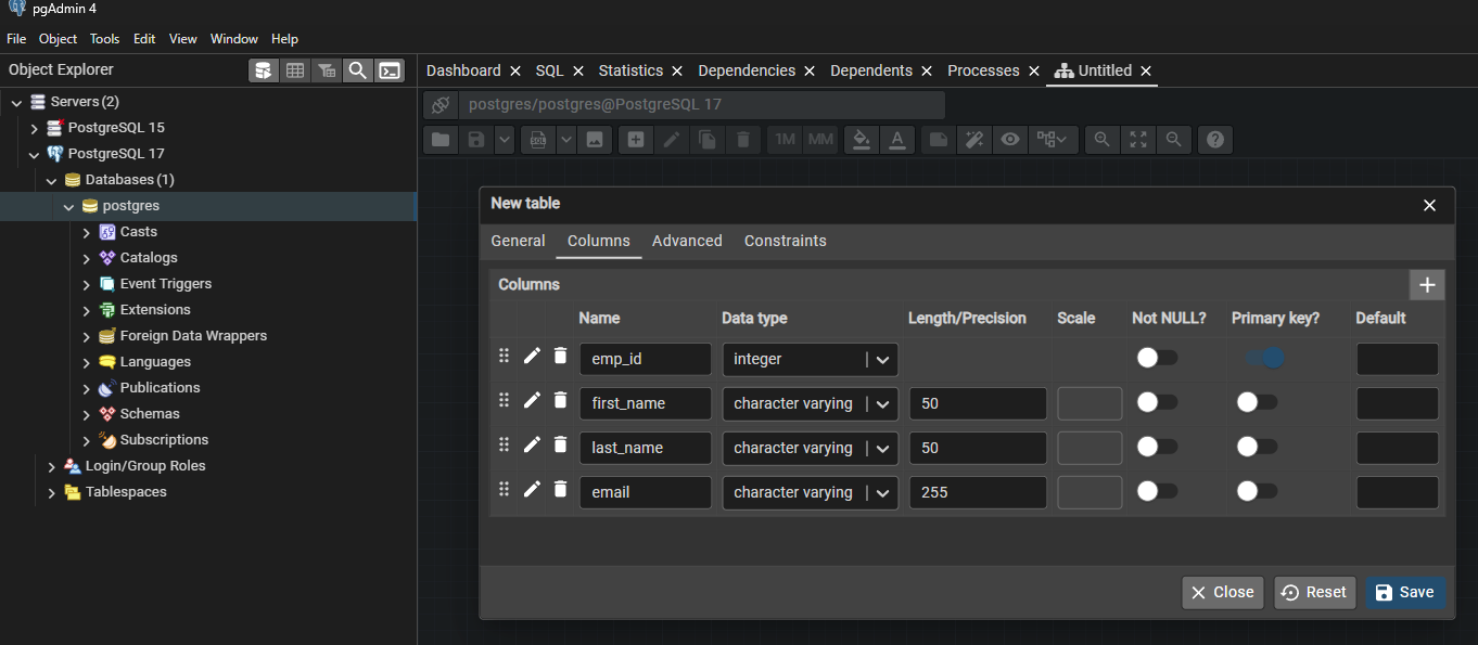 Databases Practical class 2 | Sukhrob Yangibaev